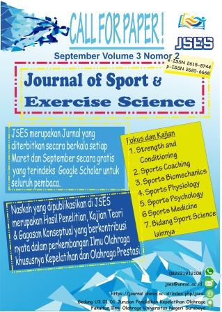 JSES : Journal of Sport and Exercise Science